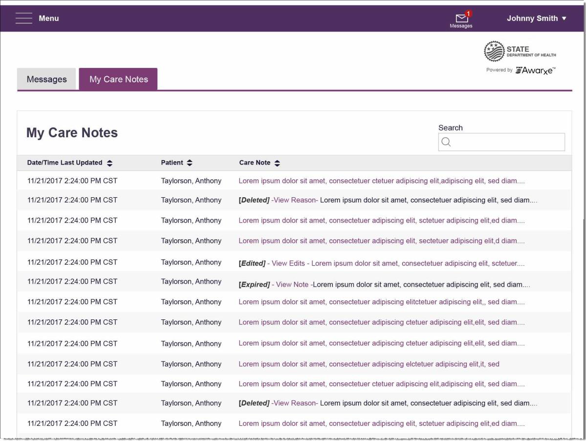 Accessing the Inbox – NarxCare Support Center
